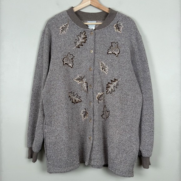 BonWorth | Sweaters | Bon Worth Cardigan Women L Cottagecore Cabincore ...